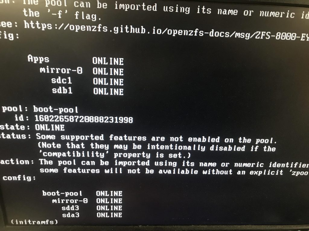 TrueNAS SCALE 24.10 Failed to Find boot-pool After Installation – PK1048